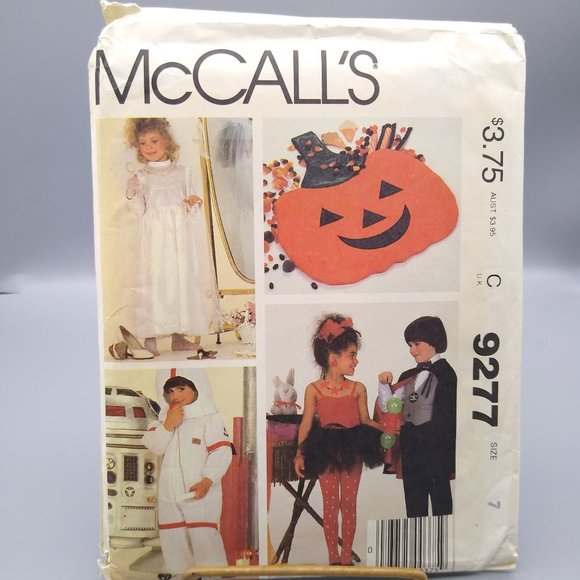 McCall's | Office | Uncut Vintage Sewing Pattern Mccalls 9277 Kids ...